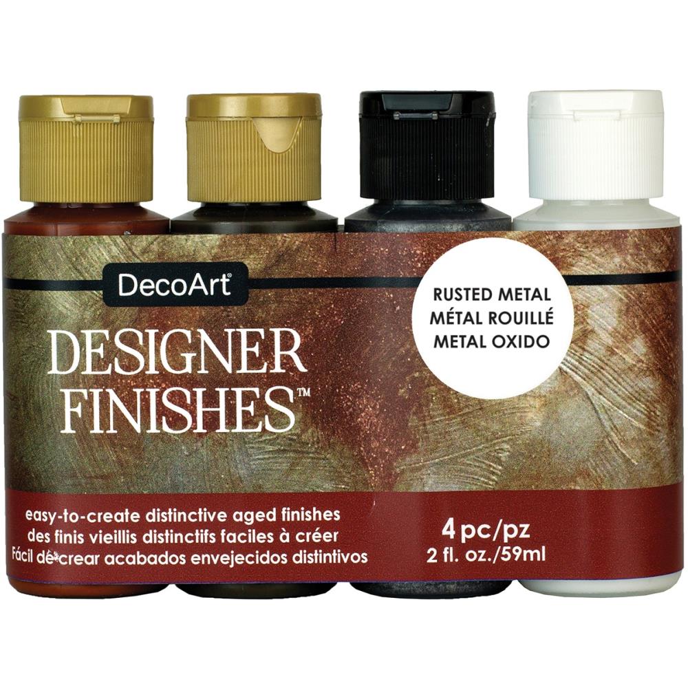 DECOART DESIGNER FINISH KITS RUSTED METAL — Jackies Craft Store NZ