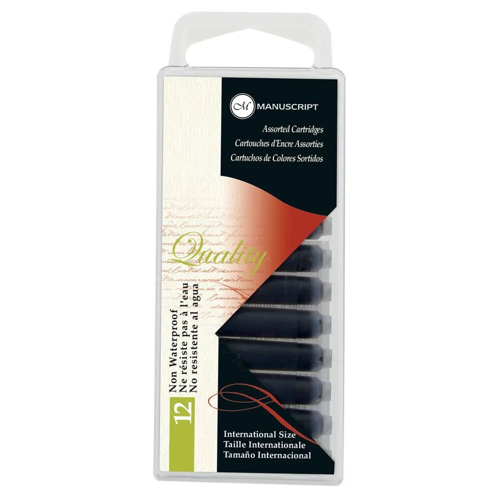 MANUSCRIPT CALLIGRAPHY INK BLACK CARTRIDGE — Jackies Craft Store NZ