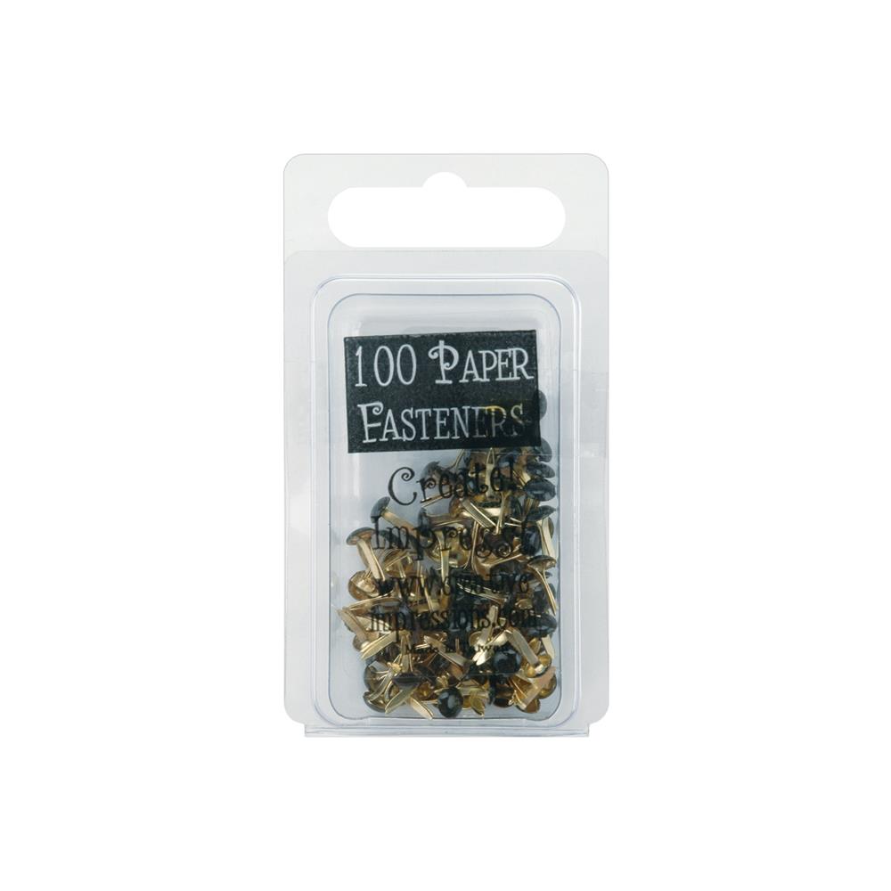Mini Metal Paper Fasteners - 3Mm Round Black — Jackies Craft Store NZ