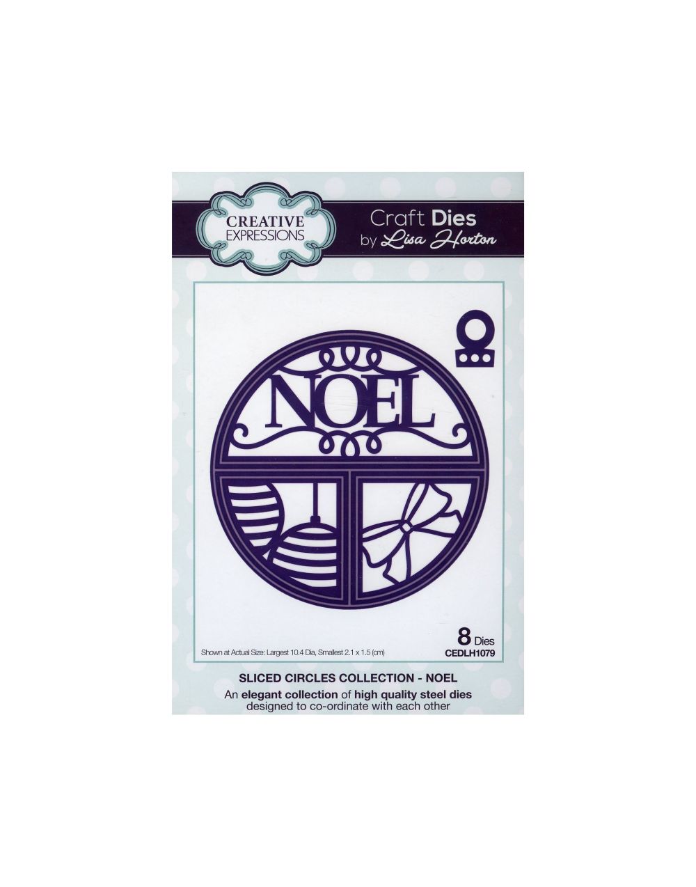 CREATIVE EXPRESSIONS SLICED CIRCLES COLLECTION NOEL DIE — Jackies Craft ...
