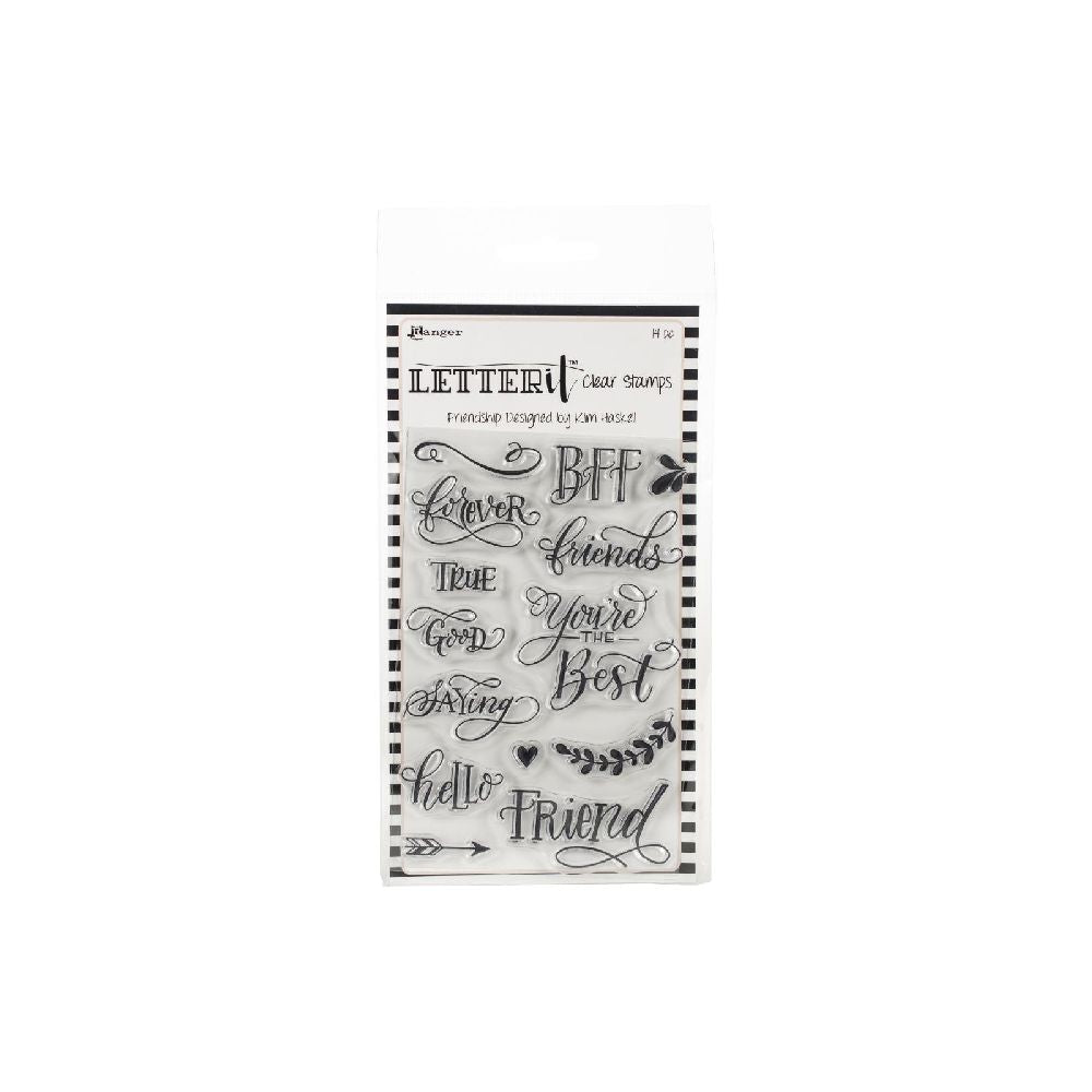 RANGER LETTER IT CLEAR STAMP FRIENDSHIP — Jackies Craft Store NZ